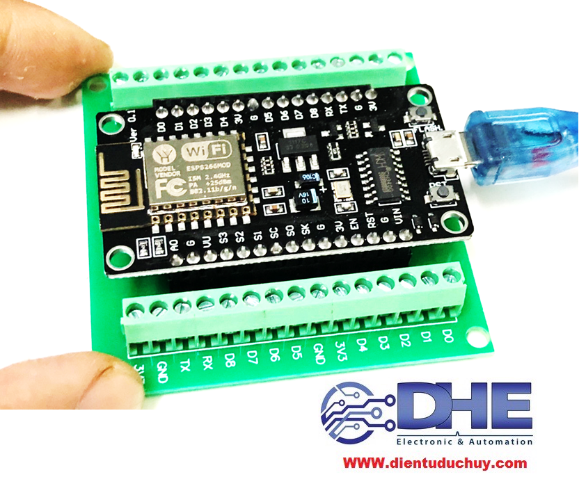 BREAKOUT ESP8266 (ĐẾ RA CHÂN ESP8266) – LINH KIỆN ĐIỆN TỬ ĐỨC HUY (29A ...