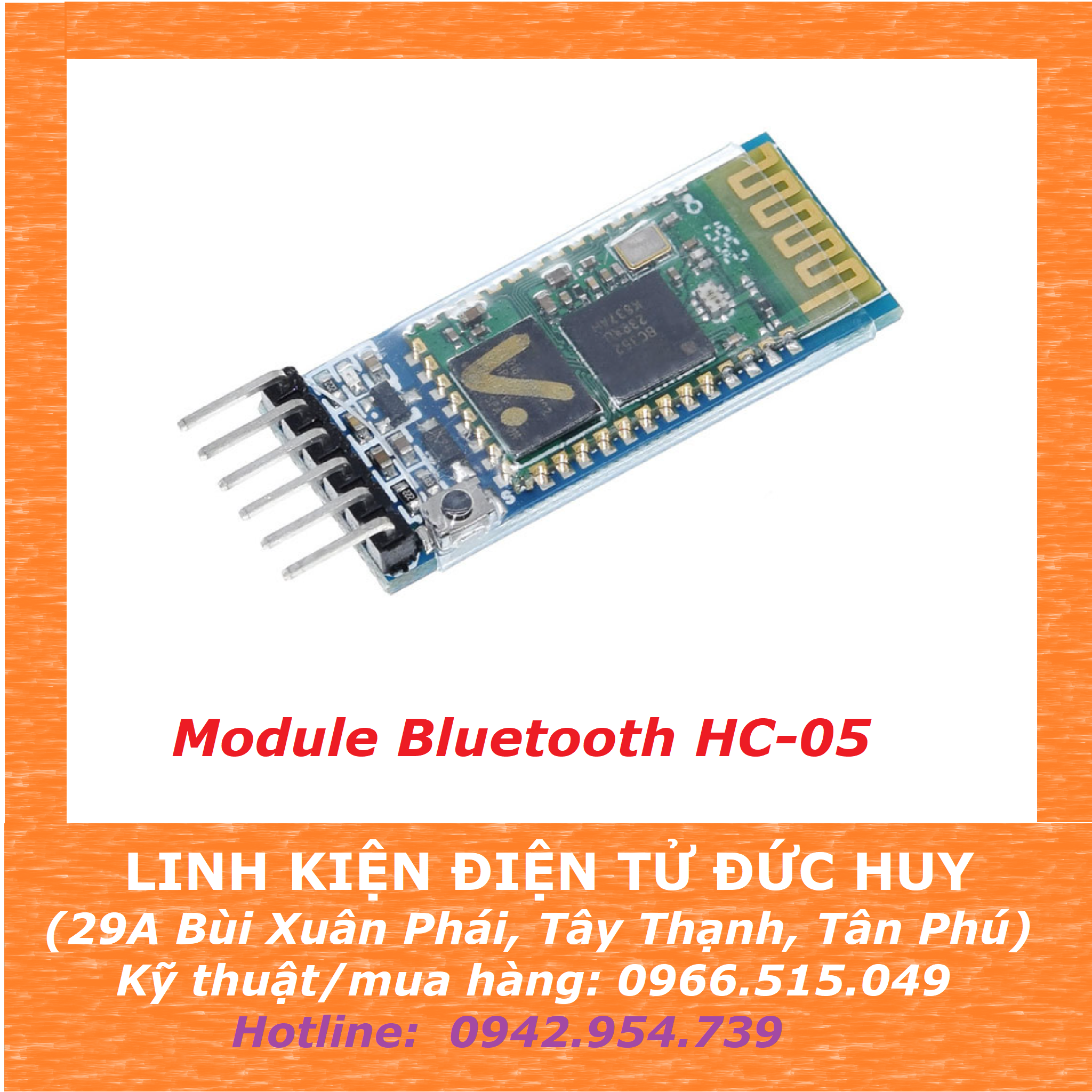 Module thu phát Bluetooth HC-05 – LINH KIỆN ĐIỆN TỬ ĐỨC HUY (29A BÙI ...