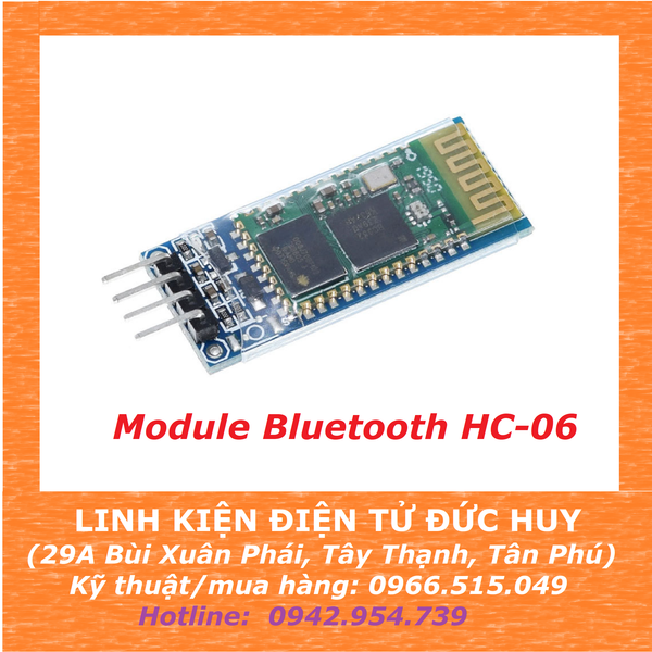 Module thu phát truyền nhận Bluetooth HC-06 HC06 – LINH KIỆN ĐIỆN TỬ ...