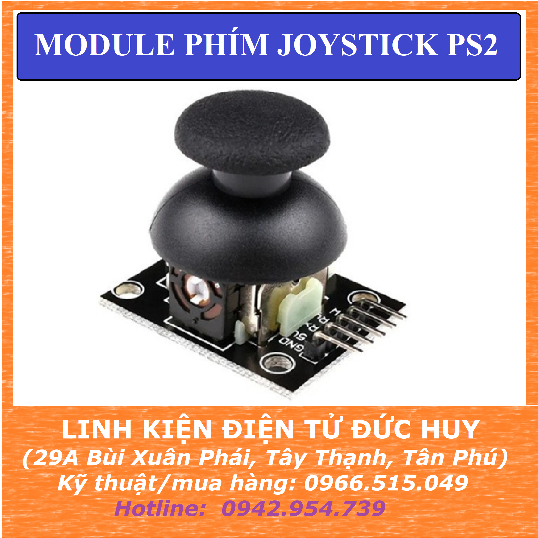 MẠCH JOYSTICK PS2 V1.0 DÀNH CHO ARDUINO – LINH KIỆN ĐIỆN TỬ ĐỨC HUY ...
