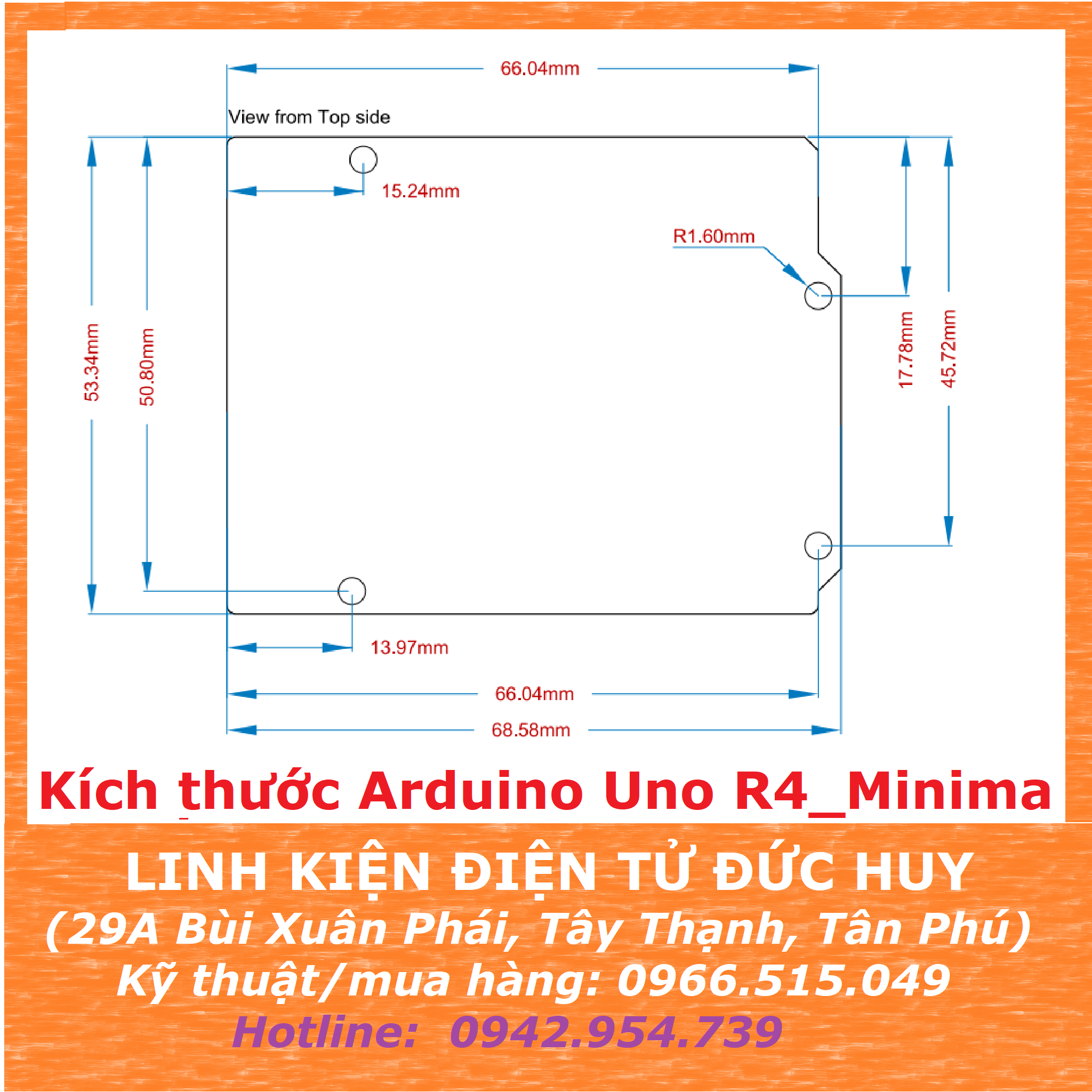 Arduino UNO R4 Minima – LINH KIỆN ĐIỆN TỬ ĐỨC HUY (29A BÙI XUÂN PHÁI)