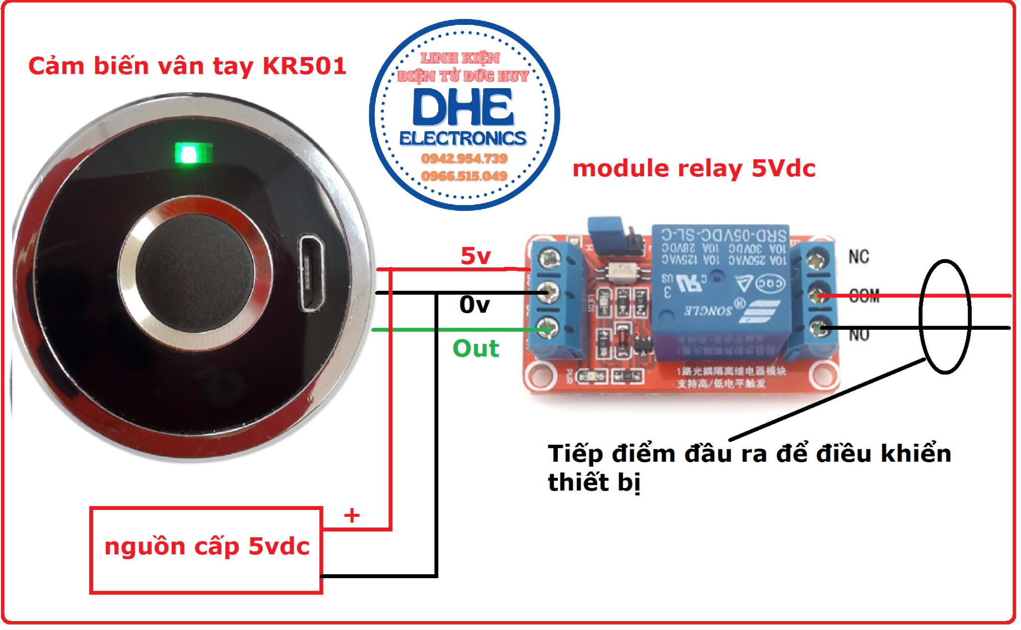 Mạch cảm biến vân tay điện dung KR501 – LINH KIỆN ĐIỆN TỬ ĐỨC HUY (29A ...