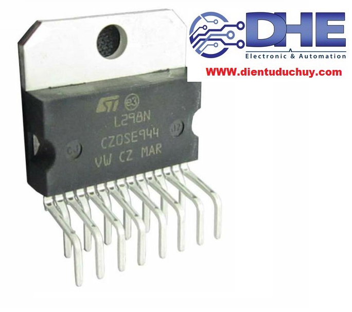 IC L298N - TÍCH HỢP CẦU H ĐIỀU KHIỂN TỐC ĐỘ ĐỘNG CƠ DC – LINH KIỆN ĐIỆN TỬ ĐỨC HUY (29A BÙI XUÂN ...