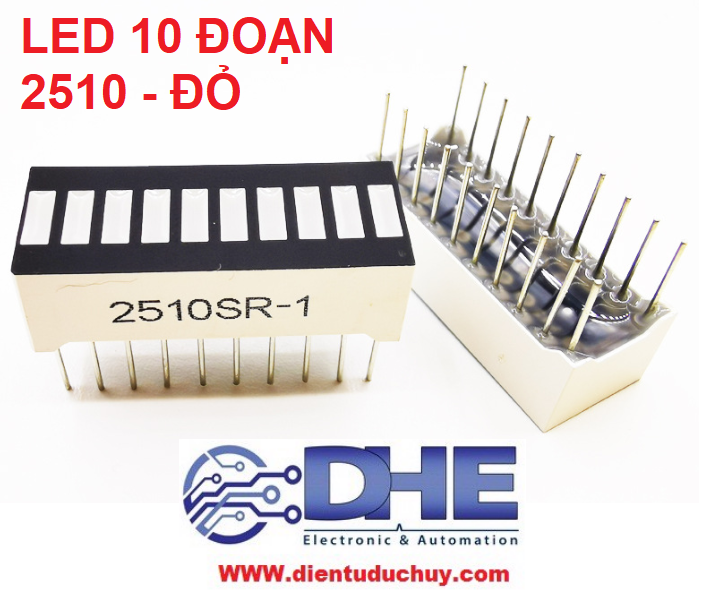LED 10 ĐOẠN 2510 ĐỎ – LINH KIỆN ĐIỆN TỬ ĐỨC HUY (29A BÙI XUÂN PHÁI)