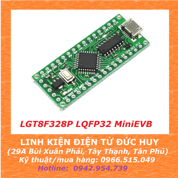 ARDUINO NANO V3.0 LGT8F328P LQFP32 MiniEVB – LINH KIỆN ĐIỆN TỬ ĐỨC HUY ...