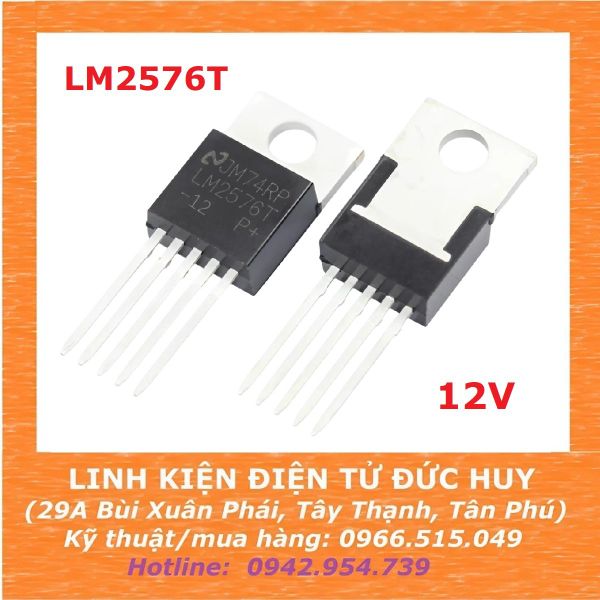 LM2576T 12V -T0-220 – LINH KIỆN ĐIỆN TỬ ĐỨC HUY (29A BÙI XUÂN PHÁI)