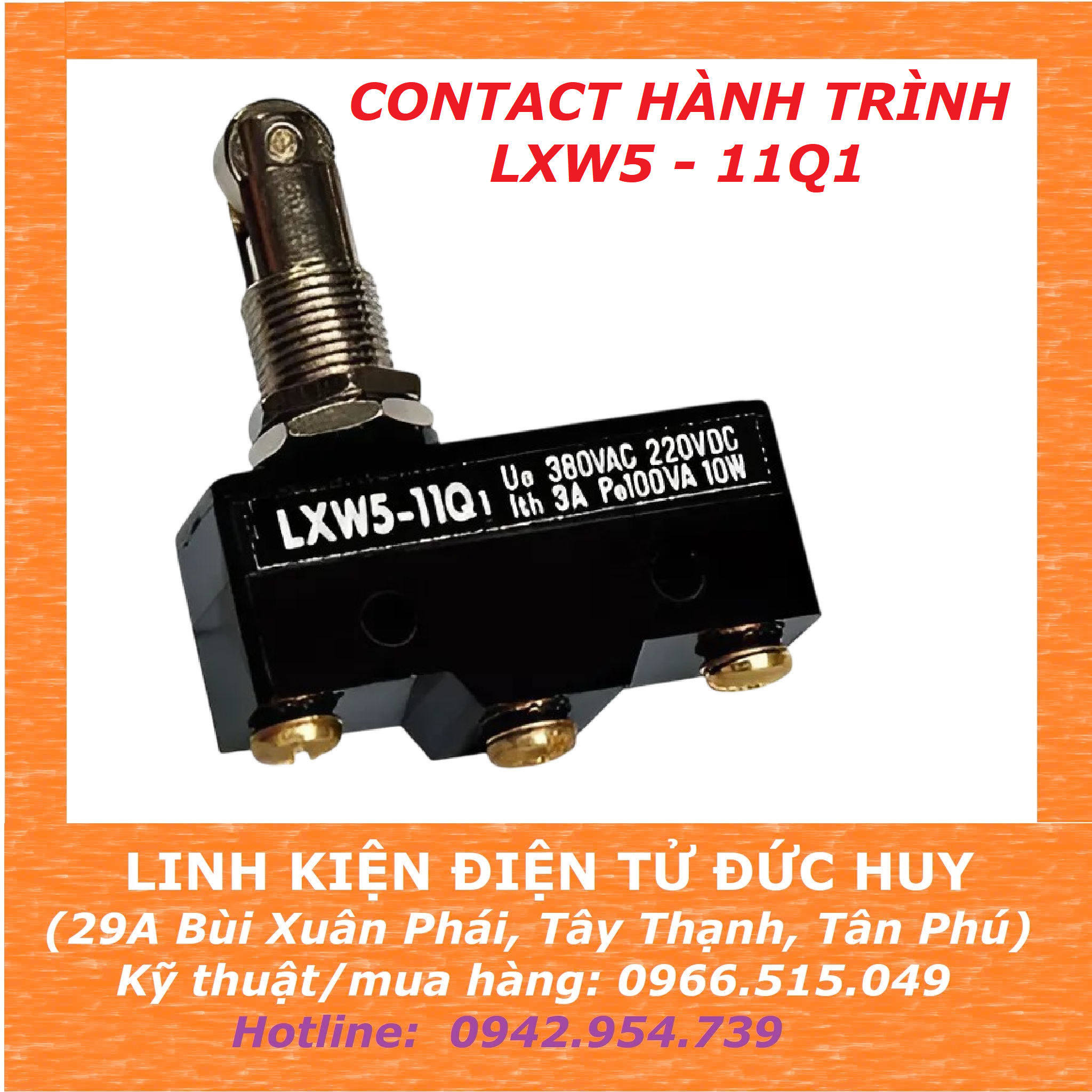LXW5 - 11Q1 Contact hành trình – LINH KIỆN ĐIỆN TỬ ĐỨC HUY (29A BÙI XUÂN PHÁI)