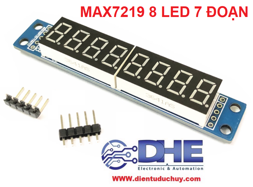 MODULE 8 LED 7 ĐOẠN MAX7219 – LINH KIỆN ĐIỆN TỬ ĐỨC HUY (29A BÙI XUÂN PHÁI)