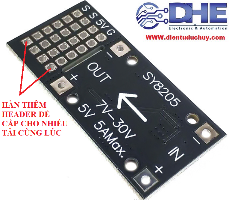 MẠCH HẠ ÁP DC DC MP2482 SY8205 5A (HẠ ÁP/ GIẢM ÁP/ỔN ÁP 5V - 5A) – LINH KIỆN ĐIỆN TỬ ĐỨC HUY ...