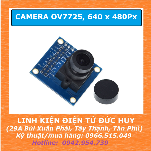 CAMERA OV7725, 640X480Px, 0.3MP XỬ LÝ ẢNH CHO ARDUINO – LINH KIỆN ĐIỆN ...