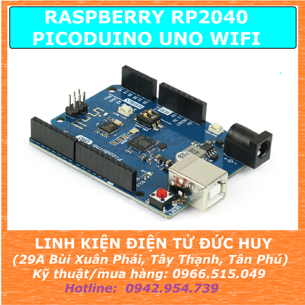 RASPBERRY RP2040 PICODUINO UNO WIFI – LINH KIỆN ĐIỆN TỬ ĐỨC HUY (29A BÙI XUÂN PHÁI)
