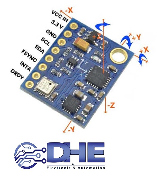 GY87 IMU 10DOF MPU6050 HMC5883L BMP180 – LINH KIỆN ĐIỆN TỬ ĐỨC HUY (29A ...