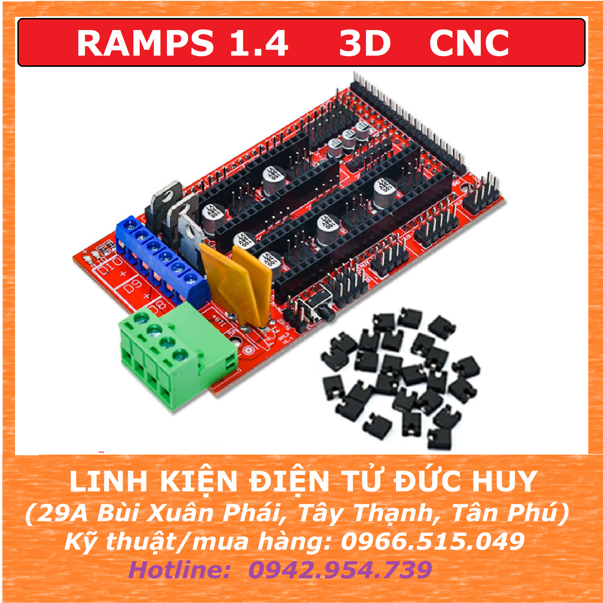 Module RAMP1.4 – máy in 3D – LINH KIỆN ĐIỆN TỬ ĐỨC HUY (29A BÙI XUÂN PHÁI)