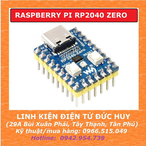 MẠCH RASPBERRY PI RP2040 ZERO – LINH KIỆN ĐIỆN TỬ ĐỨC HUY (29A BÙI XUÂN ...