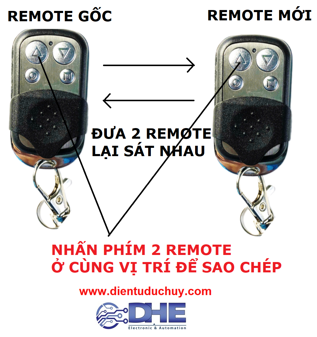 REMOTE 4 NÚT SAO CHÉP NHIỀU LOẠI REMOTE 433MHZ – LINH KIỆN ĐIỆN TỬ ĐỨC ...