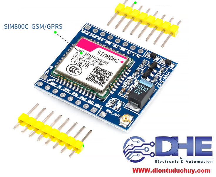SIM800C - GSM/GPRS - HỖ TRỢ SIM 4G, 3G, 2G – LINH KIỆN ĐIỆN TỬ ĐỨC HUY ...