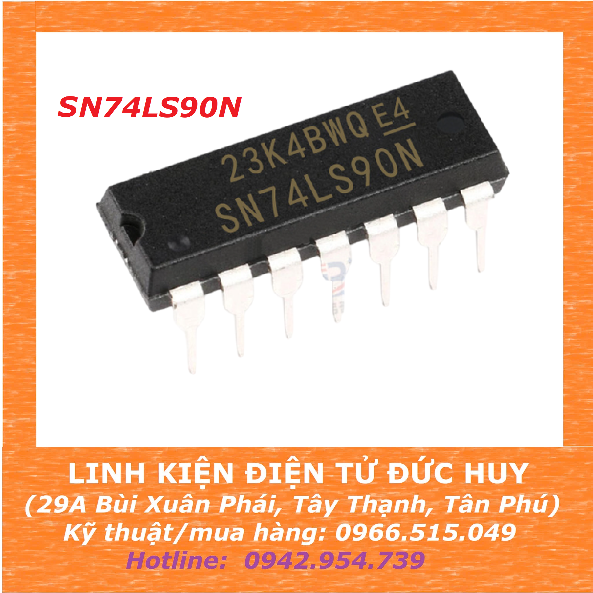 IC 74LS90 – LINH KIỆN ĐIỆN TỬ ĐỨC HUY (29A BÙI XUÂN PHÁI)