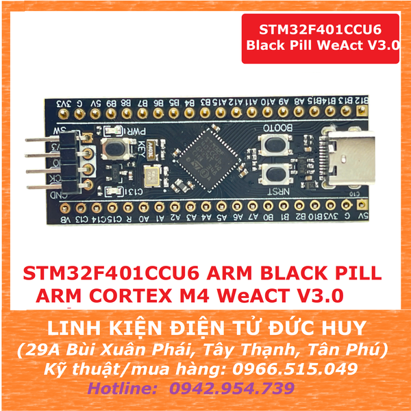 STM32F401CCU6 ARM BLACK PILL ARM CORTEX M4 WeAct V3.0 – LINH KIỆN ĐIỆN TỬ ĐỨC HUY (29A BÙI XUÂN ...