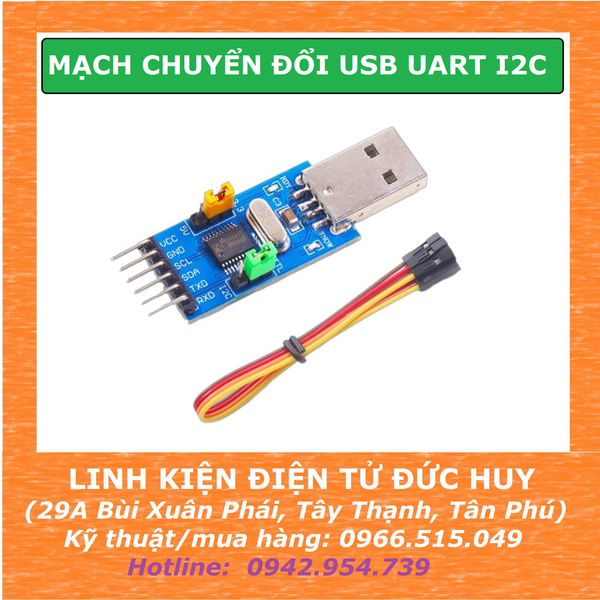 MẠCH CHUYỂN ĐỔI USB UART I2C TỐC ĐỘ CAO, CHIP CH341T – LINH KIỆN ĐIỆN ...