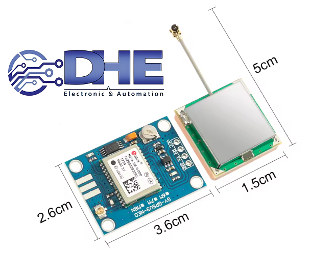 MODULE ĐỊNH VỊ GPS, GY-NEO 6MV2.0 ( BOARD XANH ) - CÓ BAO GỒM ĂNGTEN ...