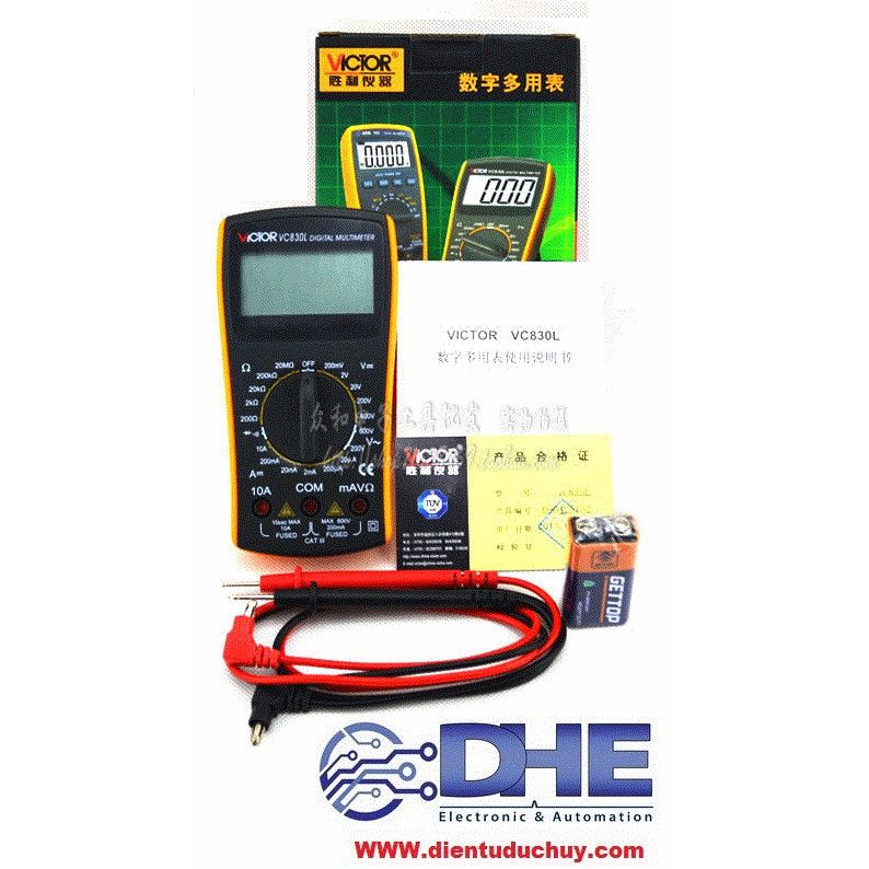 VOM ĐỒNG HỒ ĐO VẠN NĂNG KỸ THUẬT SỐ VICTOR VC830L – LINH KIỆN ĐIỆN TỬ ...