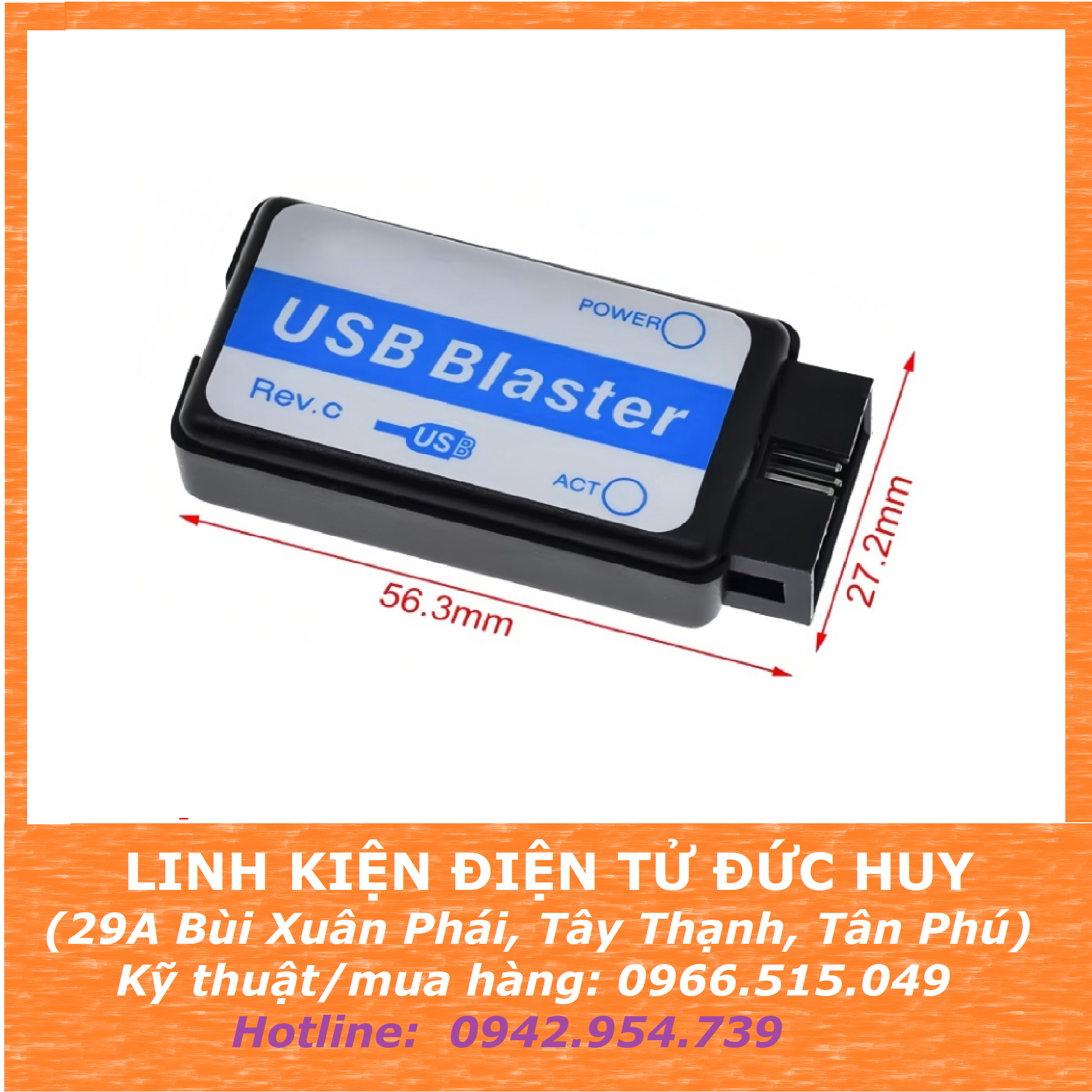 USB Blaster Downloader ALTERA CPLD/FPGA – LINH KIỆN ĐIỆN TỬ ĐỨC HUY ...