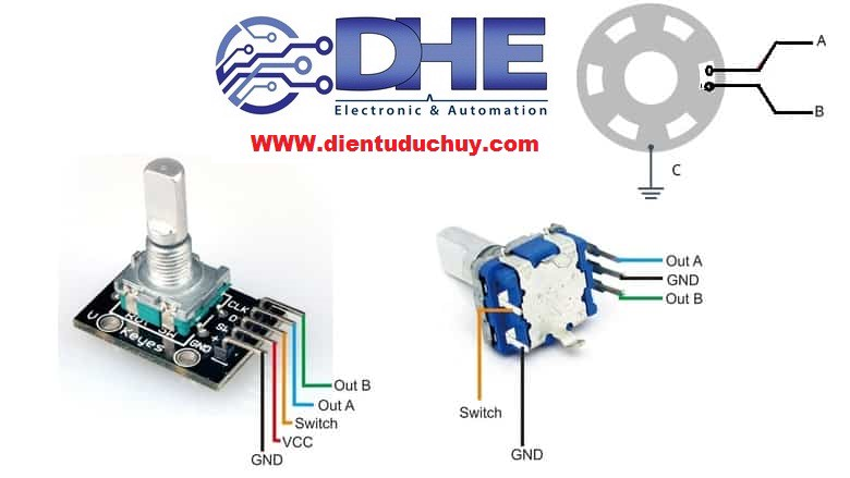 MẠCH ROTARY ENCODER – LINH KIỆN ĐIỆN TỬ ĐỨC HUY (29A BÙI XUÂN PHÁI)