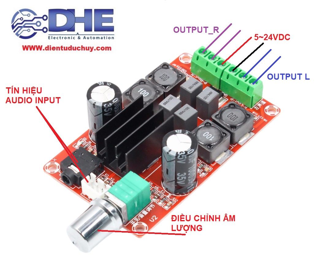 XH M189 KHUẾCH ĐẠI ÂM THANH, 2 KÊNH x 50W – LINH KIỆN ĐIỆN TỬ ĐỨC HUY (29A BÙI XUÂN PHÁI)