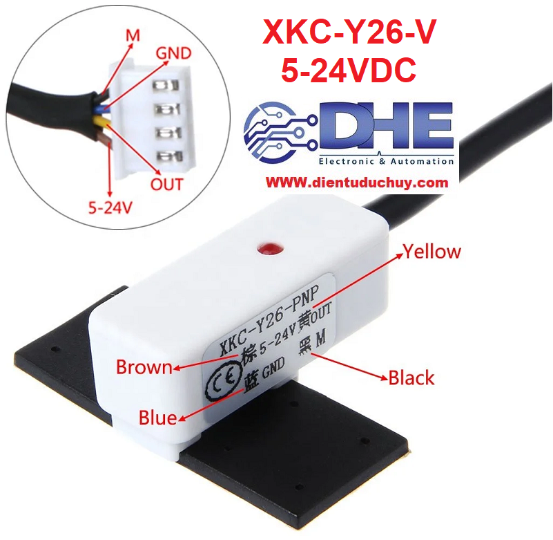 XKC-Y26-V CẢM BIẾN ĐO MỰC CHẤT LỎNG KHÔNG TIẾP XÚC, ĐIỆN ÁP 5-24VD – LINH KIỆN ĐIỆN TỬ ĐỨC HUY ...