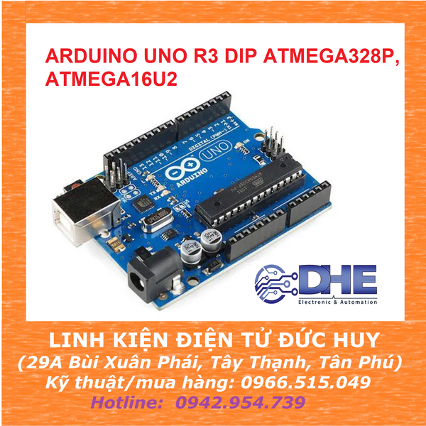 ARDUINO UNO R3 DIP ATMEGA328P, ATMEGA16U2 – LINH KIỆN ĐIỆN TỬ ĐỨC HUY ...