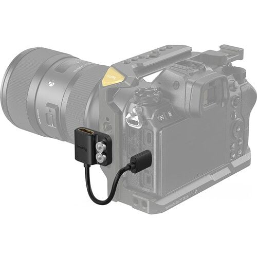 SmallRig 3021 Ultra-Slim Female HDMI Type A to Male Micro-HDMI Type D ...