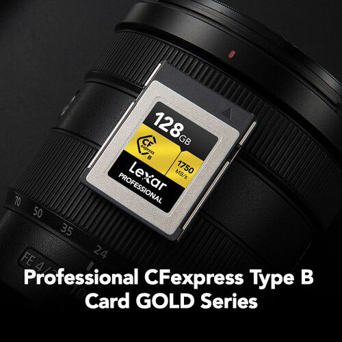 Thẻ Nhớ Lexar 128GB 1750mb/s Professional CFexpress Type B Card GOLD S ...