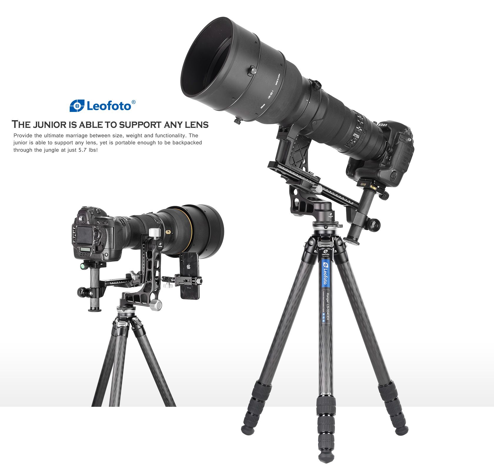 Leofoto LS 324 CEX PG 1 – Máy Ảnh - Máy Quay - FlyCam - Thiết bị Studio - Phụ Kiện