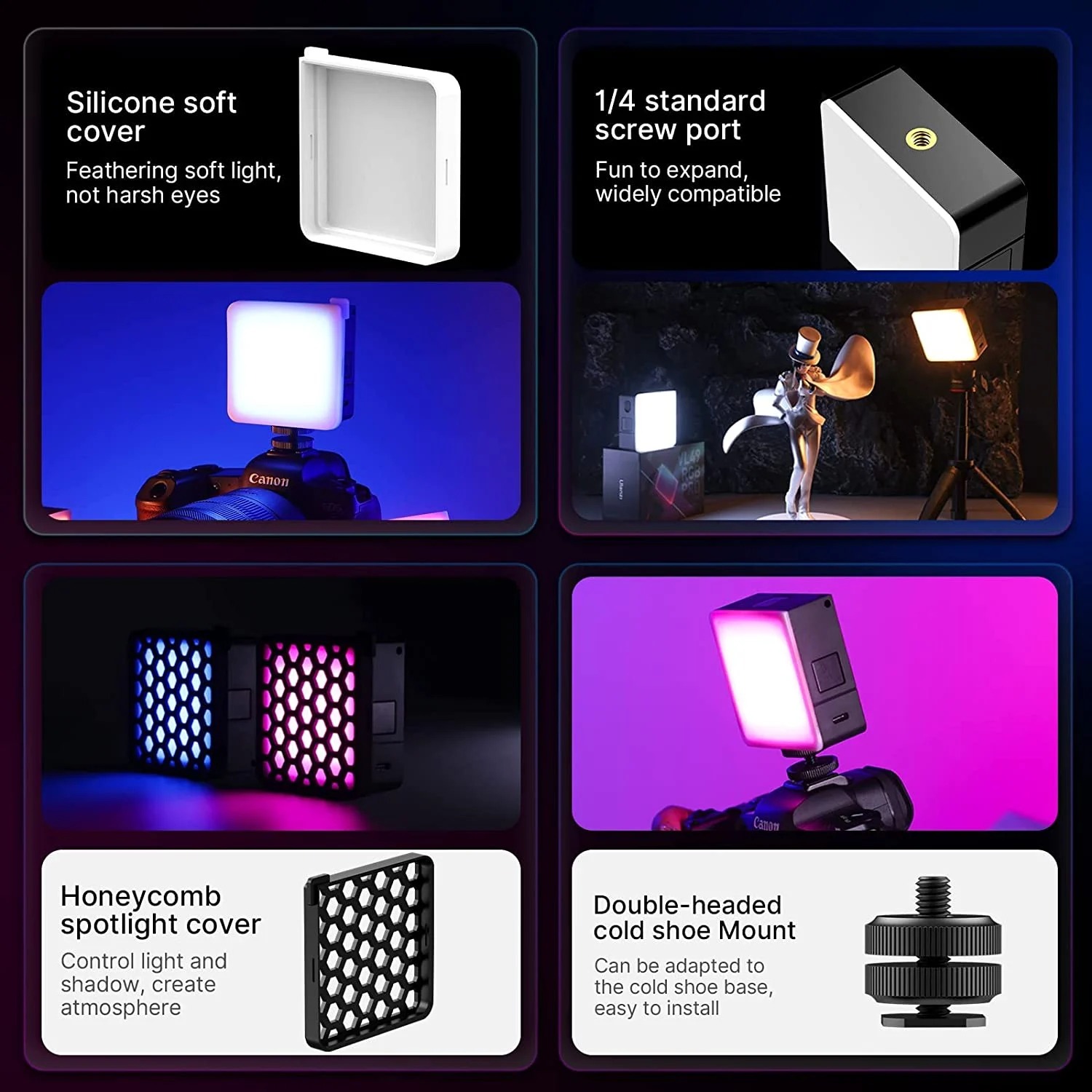 Đèn Led Ulanzi VL49 Pro Rechargeable Mini RGB - Công Nghệ Shop