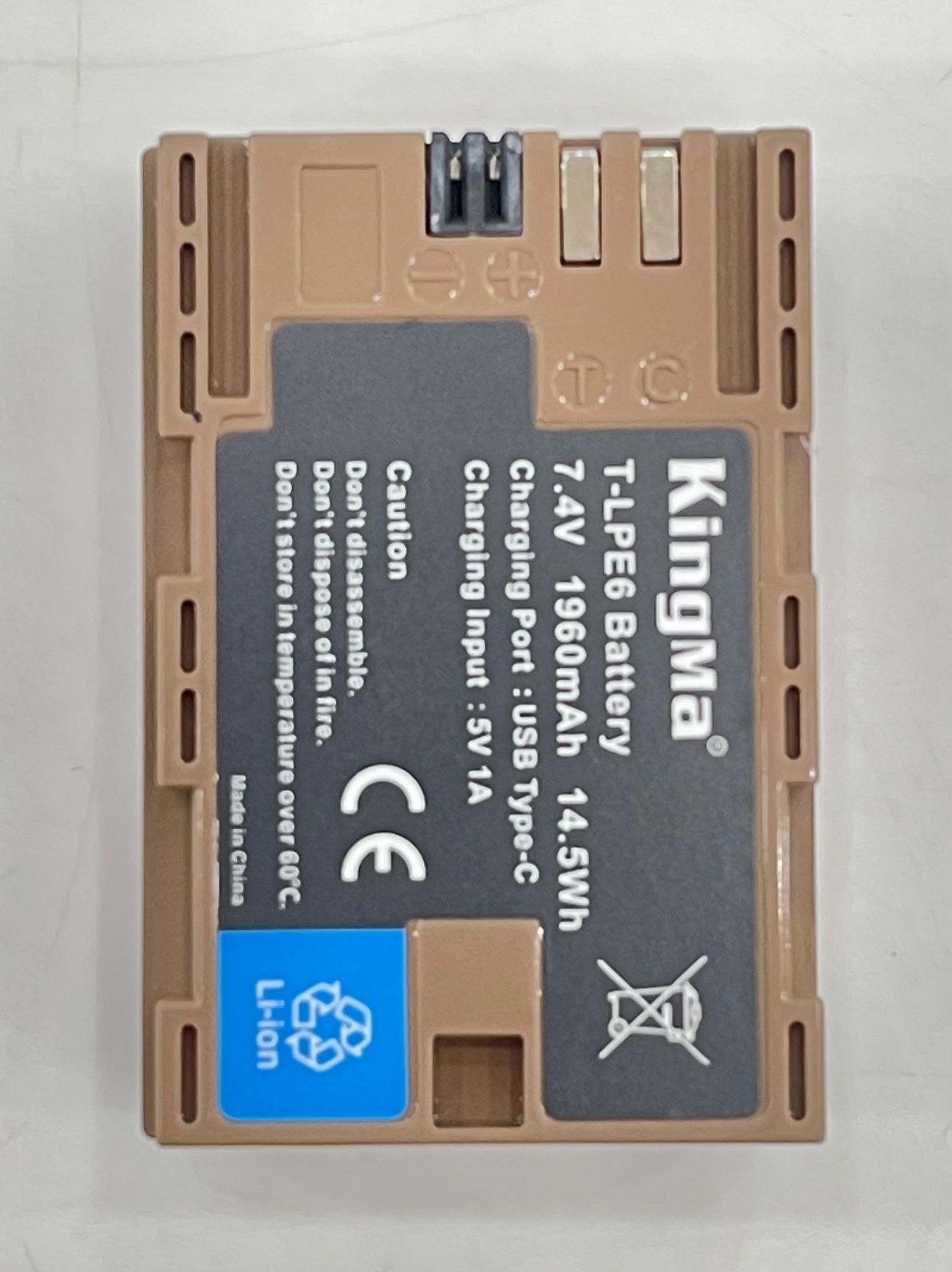 Pin Kingma LP E6 sạc trực tiếp qua cổng Usb-C – Máy Ảnh - Máy Quay - FlyCam - Thiết bị Studio ...