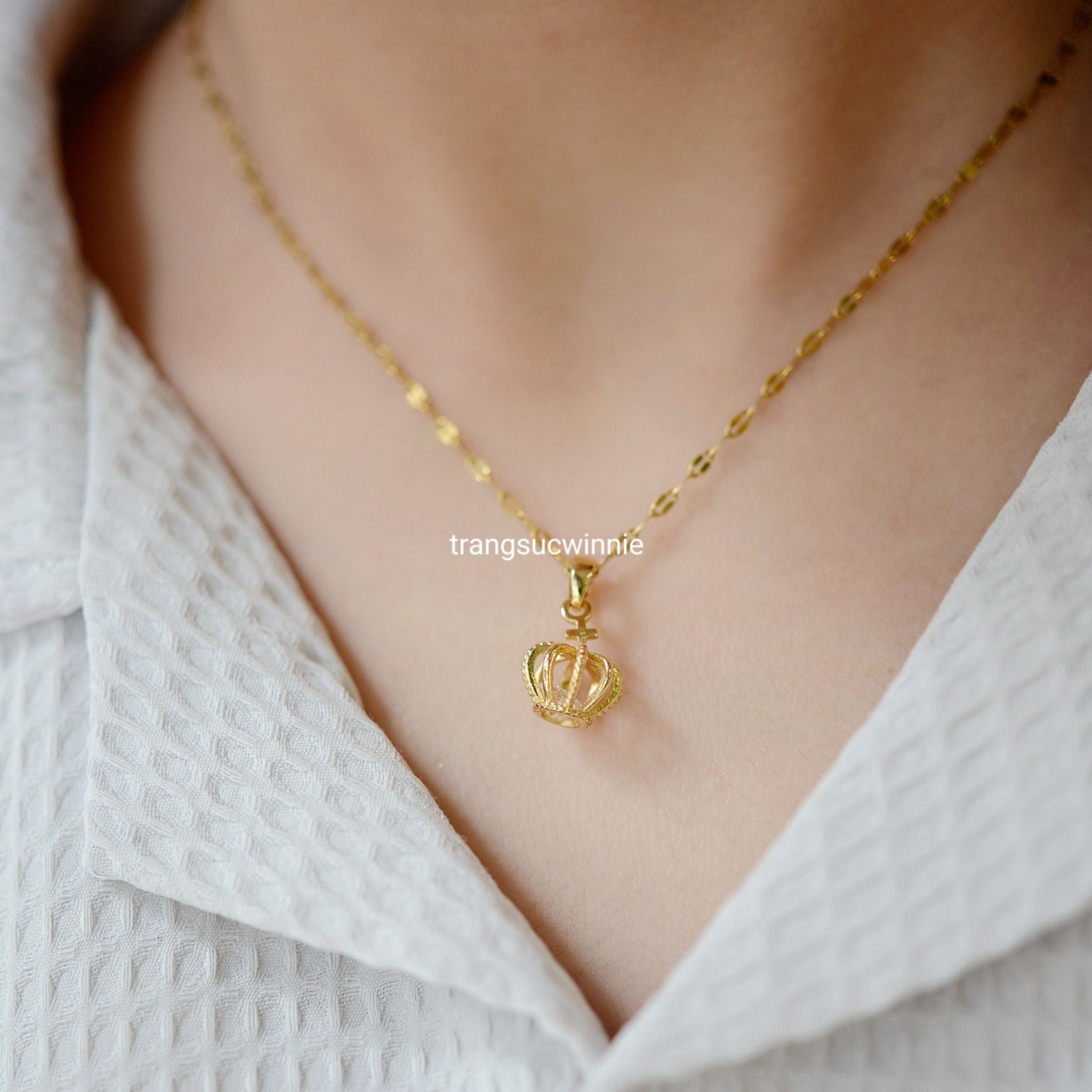 Dây chuyền Crown – Winnie Accessories