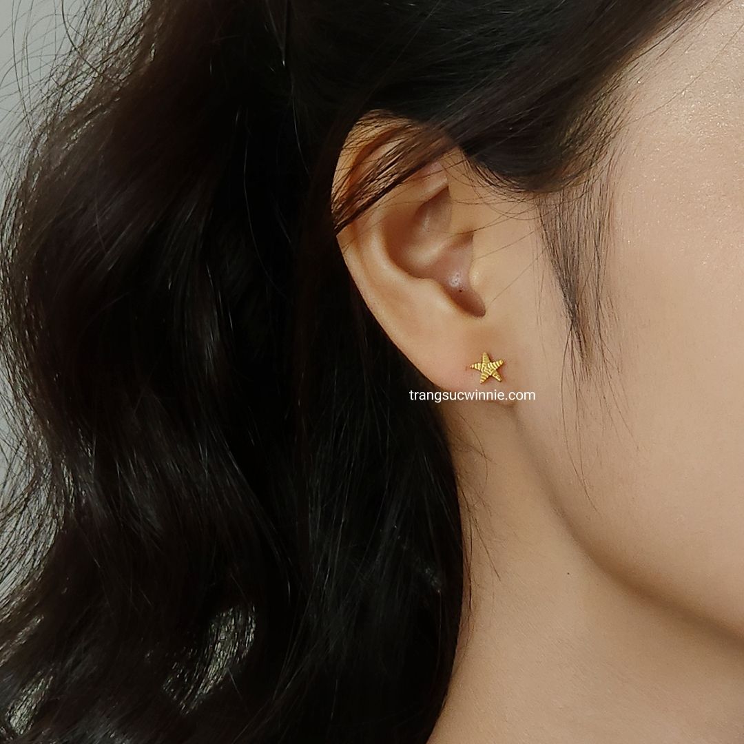 Hoa tai Bi Seashell – Winnie Accessories