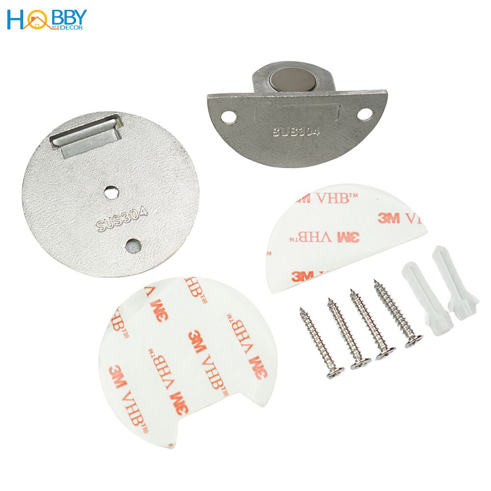 Chặn cửa đế dẹp nam châm hít chặn inox 304 Hobby home decor CC2 - HOBBY ...