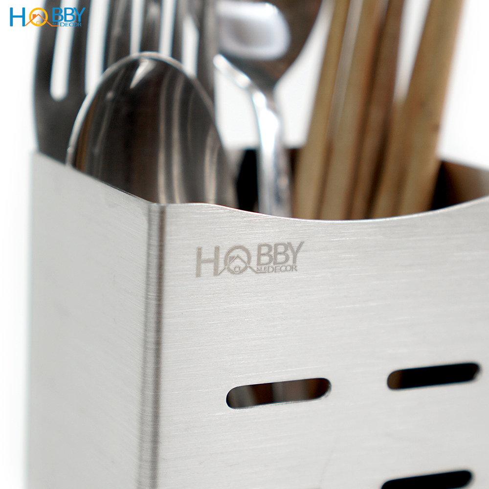 Ống để đũa muỗng dán tường Inox 304 có keo dán Hobby Home Decor OD2 ...