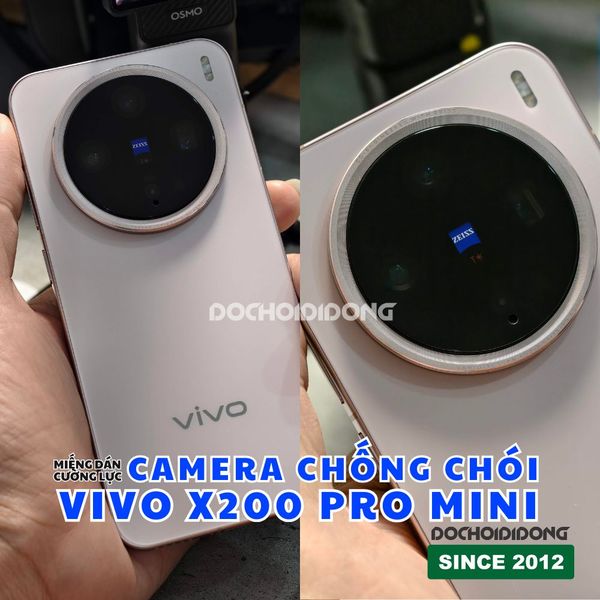 Miếng Dán Cường Lực Camera Chống Chói ZACASE Vivo X200 Pro Mini Plus U ...