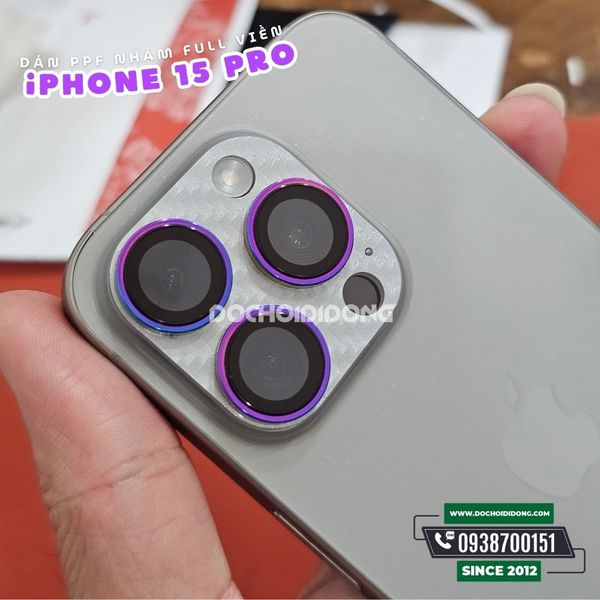 Miếng dán PPF Hydorgen iPhone 15 15 Plus 15 Pro 15 Pro Max lưng full v ...