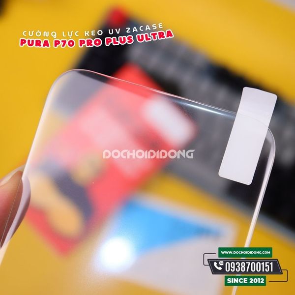 Miếng dán cường lực Pura 70 - 80 Pro Plus Ultra Zacase keo UV cao cấp ...