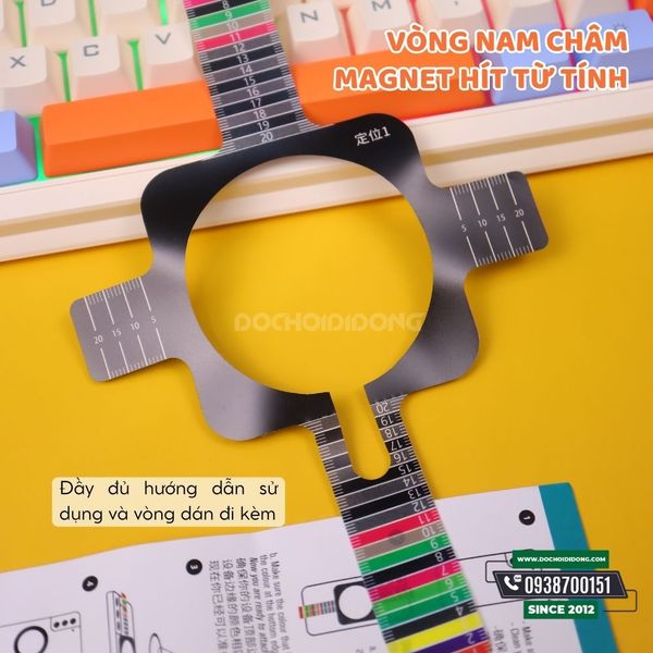 Vòng nam châm Magnet cao cấp hỗ trợ hít từ tính cho điện thoại, ốp lưn ...