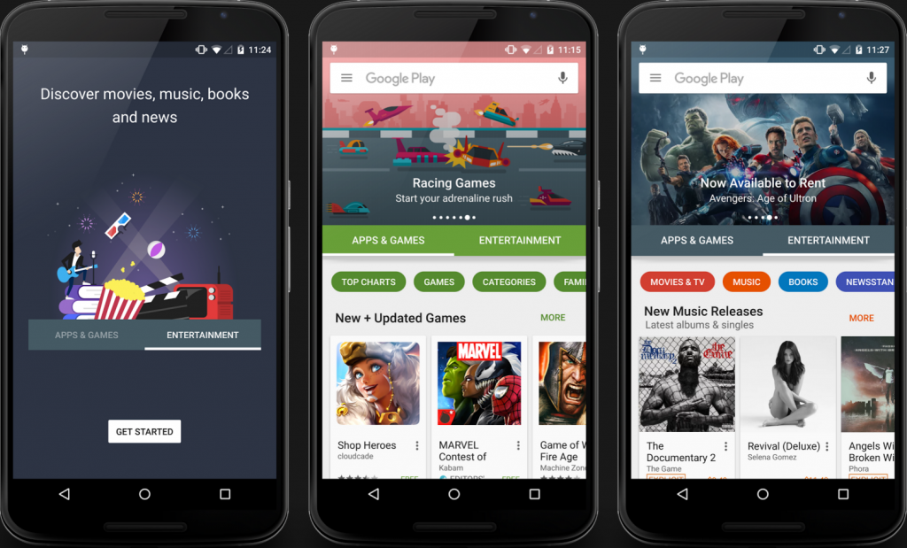 Cập nhật Google Play Store 6.0 giao diện mới – Đồ Chơi Di Động