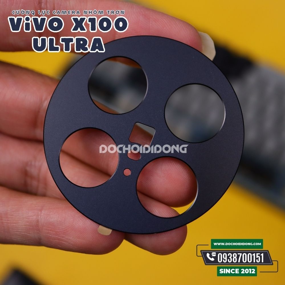 Miếng Dán Cường Lực Camera Bằng Nhôm ZACASE Bảo Vệ Vivo X100 X100s Pro – Đồ Chơi Di Động