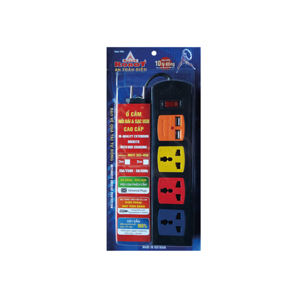 Extension sockets 3x3 Pin + USB (3S3U) – Robot