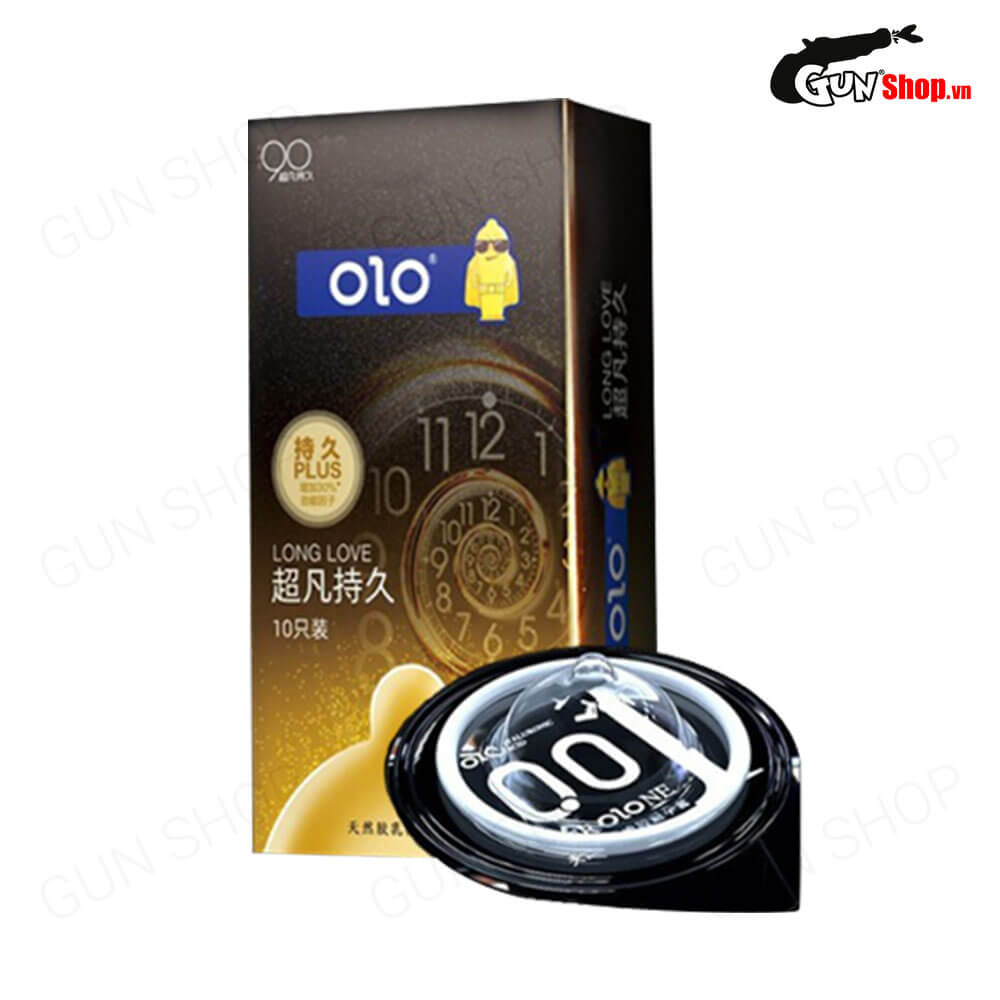 Bao Cao Su Olo 0.01 Black - Siêu Mỏng, Kéo Dài Thời Gian Độc Đáo