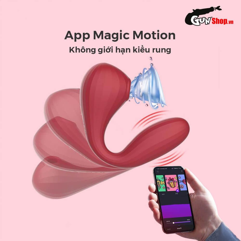 Máy massage Magic Motion Bobi Đỏ chính hãng - Gunshop