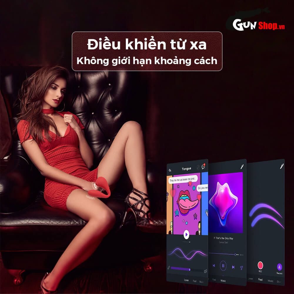 Máy massage Magic Motion Bobi Đỏ chính hãng - Gunshop