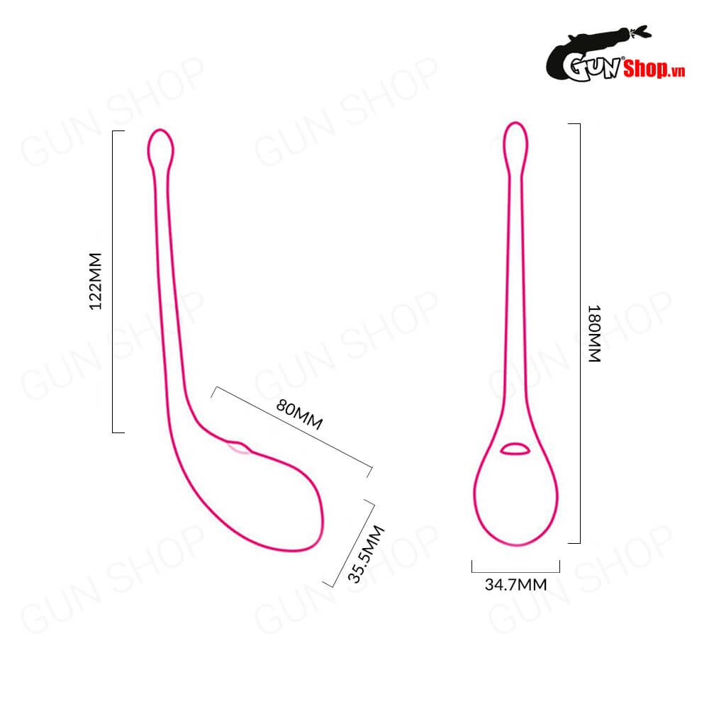 Trứng rung điều khiển bằng ứng dụng Lovense Lush 1